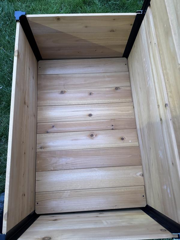 Enclo Privacy Screens Concord 41-in W x 73-in H Wood Planter Box Cedar ...