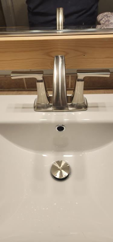 American Standard Belmeade Chrome 4-in centerset 2-handle WaterSense ...