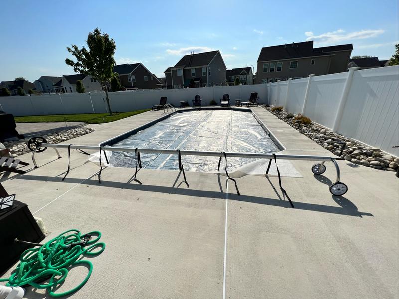 SunHeater SunHeater Stainless Steel In-Ground Pool U Shape Solar Roller ...