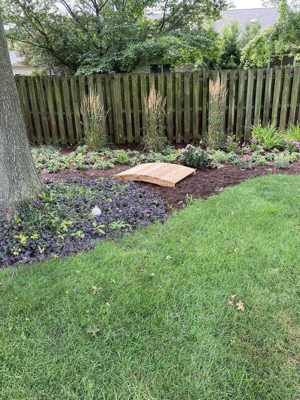 All Things Cedar 4-ft Natural Cedar Garden Bridge FB48 at Lowes.com