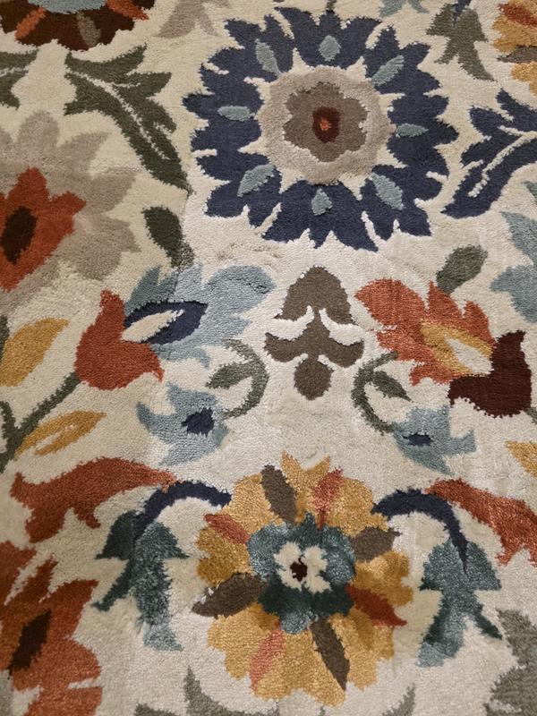 allen + roth Pointed Wonderlust 8 X 10 (ft) Multicolor Indoor Floral ...