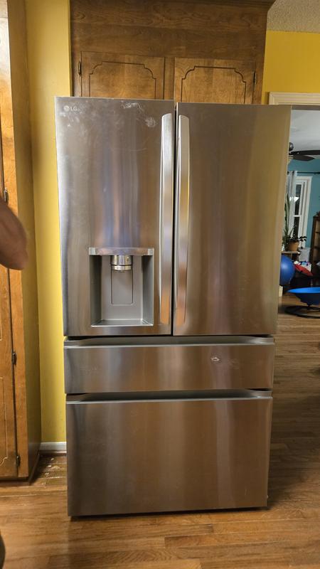 Shop LG Standard Depth MAX Refrigerator & Convection Double Oven Suite ...