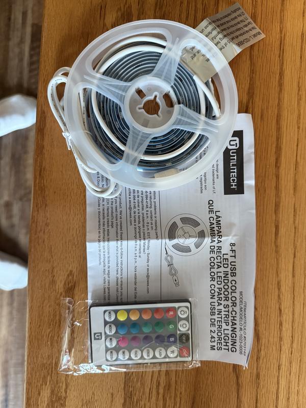 Utilitech Strip Light 96-in Usb Plug-in LED Under Cabinet Strip Light ...