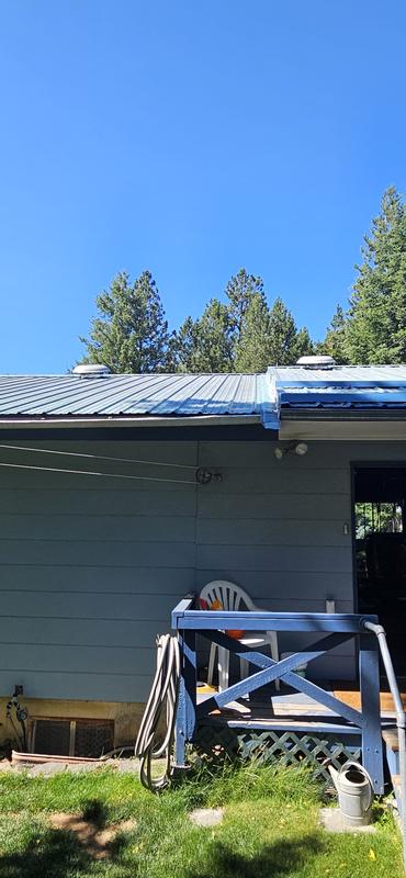 Air Vent 1170 -CFM Gray Galvanized steel Electric Power Roof Vent in ...