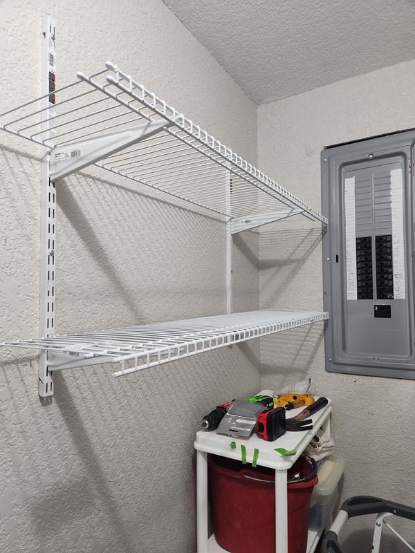 ClosetMaid 84-in White Adjustable Height Shelving Upright Standard ...