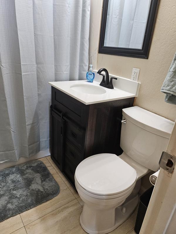 Style Selections Morriston 30-in Distressed Java Undermount Single Sink ...