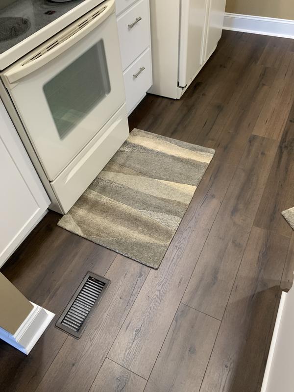 Livabliss Forum 8 x 8 (ft) Tufted Wool Rust Square Indoor Geometric Mid ...