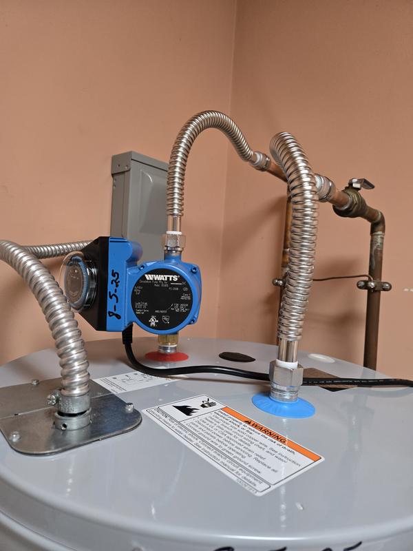 Watts HWRS Steel Recirculating Pump For Universal Water Heater HWRS-WH ...