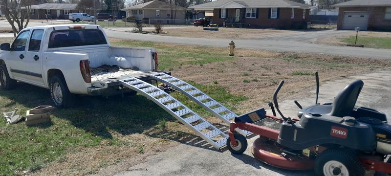 Kobalt 1.01-ft x 7.5-ft 1500-lb Capacity Arched Loading Ramp AC1001TR ...