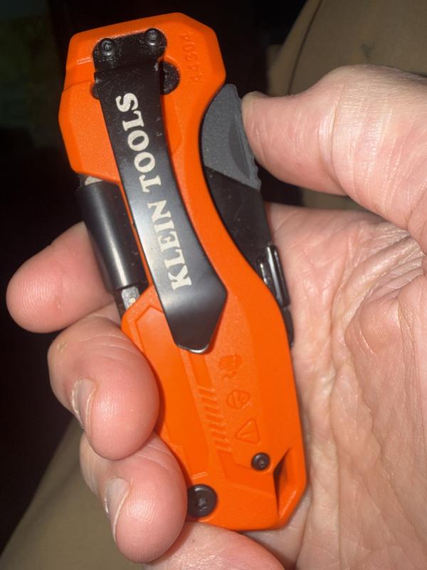 Klein Tools Folding Utility Knife with Driver 3/4-in 1-Blade Folding ...