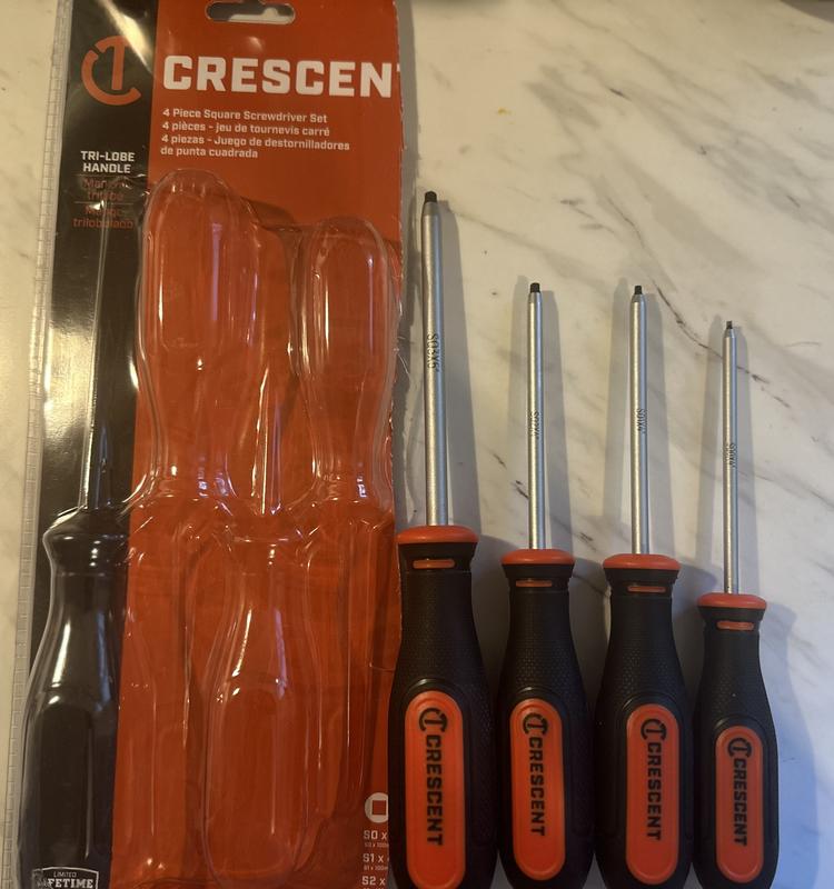 Crescent 4-Piece Square Screwdriver Set CSQSET4PC at Lowes.com