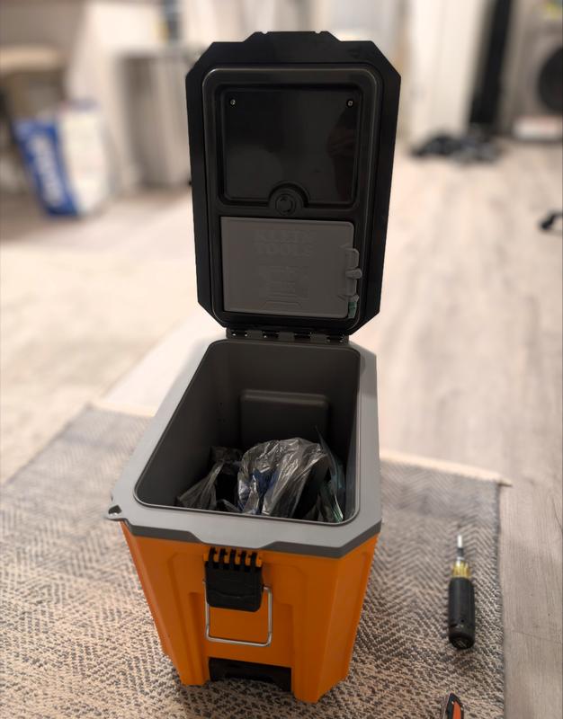 Klein Tools MODbox Gray/Orange 17-Quart Insulated Chest Cooler 62204MB ...