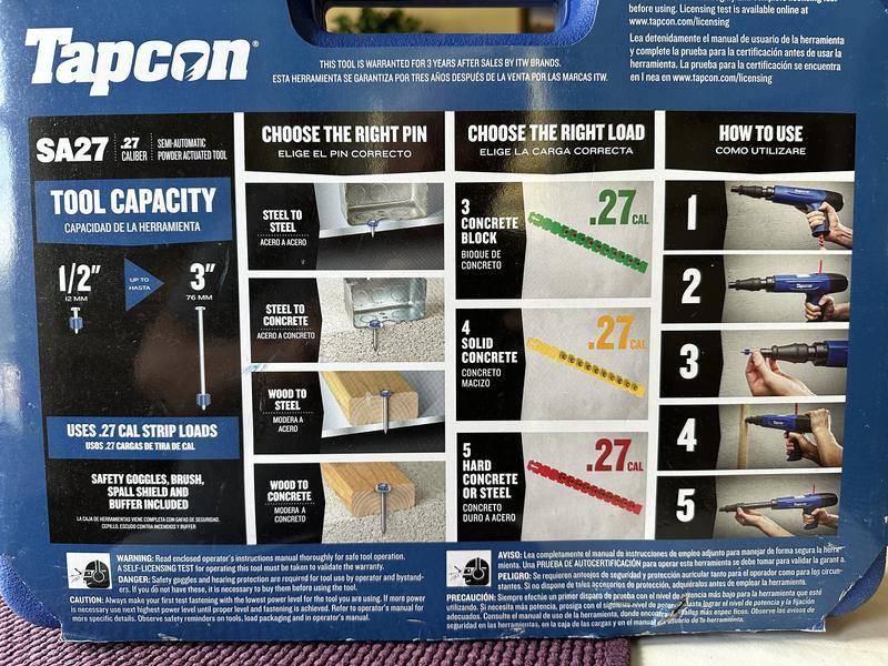 Tapcon Semi-automatic Powder Actuated Trigger Tool 12702 at Lowes.com