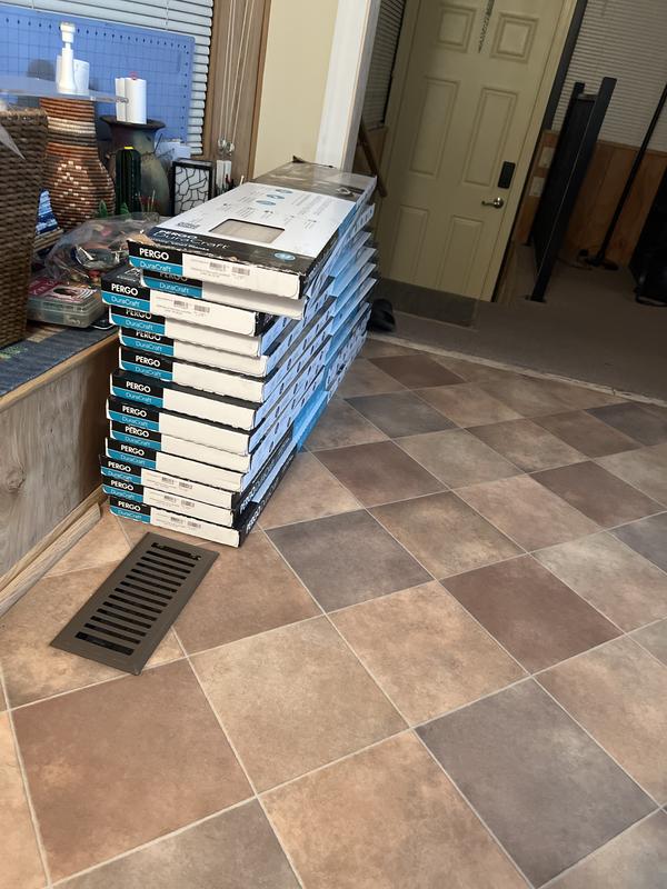 Project Source Lavinia 0.62-in T x 0.75-in W x 94.5-in L Laminate Wood ...