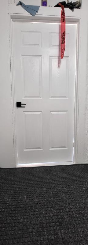 RELIABILT 36-in x 80-in 6-panel Textured Hollow core Primed Interior ...