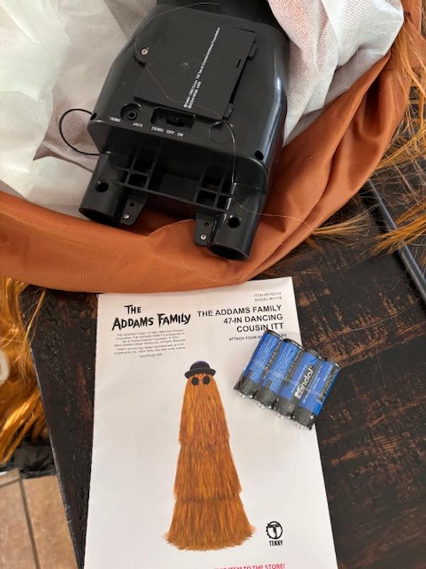 The Addams Family 4-ft Cousin Itt Musical Animatronic 61178 at Lowes.com