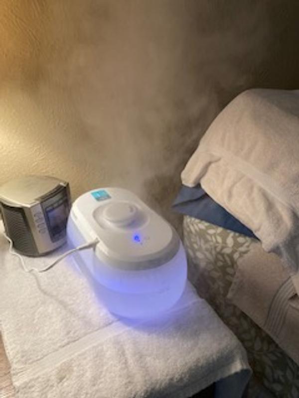 HOMEDICS Easy Clean Leak Resistant 0.5-Gallon Tabletop Ultrasonic ...