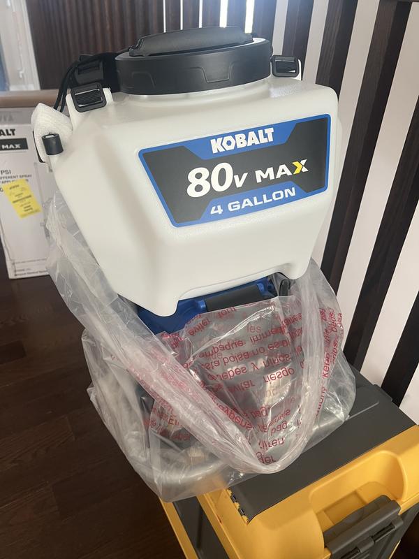 Kobalt 4-Gallon 80-volt Max Battery Operated Plastic Backpack Sprayer ...