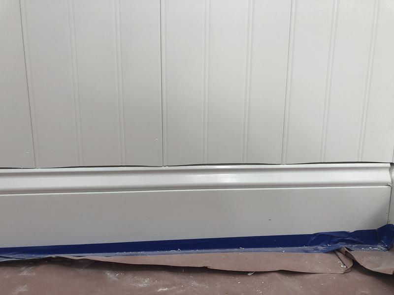 ECHON X Finished White PVC Shiplap Wall Plank In The Wall , 55% OFF