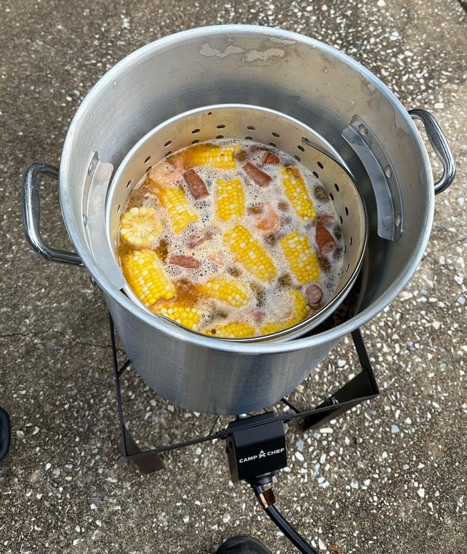 Camp Chef 30-qt Boil Pot and 10-qt Fry Pot with 1-Burner Propane ...