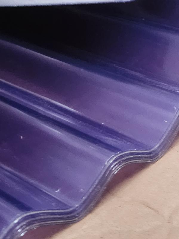 Tuftex SeaCoaster 2.17-ft x 6-ft Corrugated Clear PVC plastic Roof ...