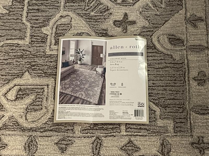 allen + roth Callaway 9 X 12 (ft) Wool Mocha Indoor Area Rug 28271 at ...