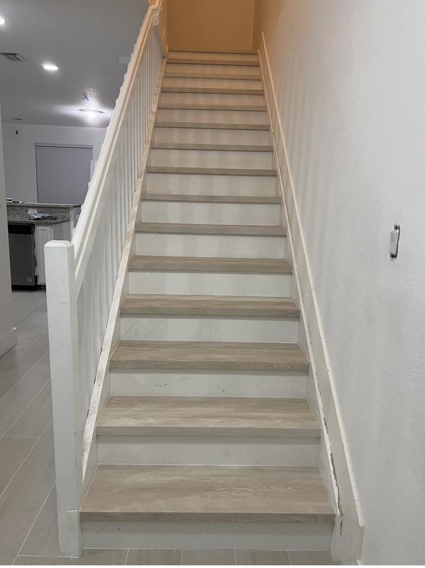 Ornamental Mouldings 42-in x 7.5625-in x 0.3438-in White MDF Stair ...