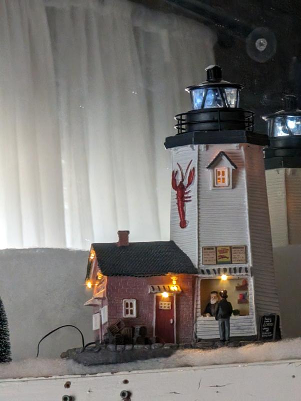 Carole Towne Carole Towne Lighted Village scene in the Christmas ...