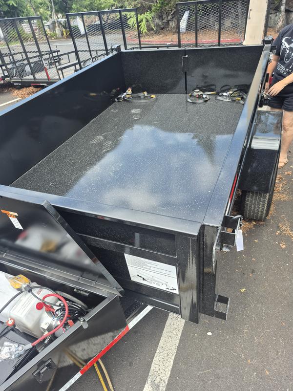 Carry-On Trailer 5-ft x 8-ft Steel Utility Dump Trailer ( 3380-lb ...