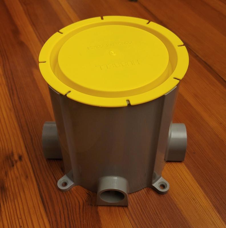 Hubbell RACO Plastic New Work Round Electrical Box 5511 at Lowes.com