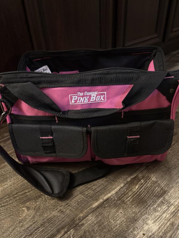 The Original Pink Box Pink Canvas 15-in Zippered Tool Bag PB15TB at ...