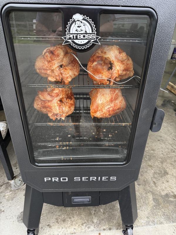 Pit Boss Pro Series 1077-Sq in Black Sand Pellet Smoker 10739 at Lowes.com