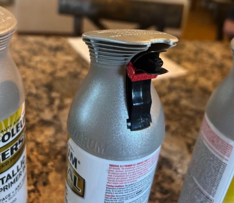 Rust-Oleum Universal Satin Nickel Metallic Spray Paint and Primer In ...