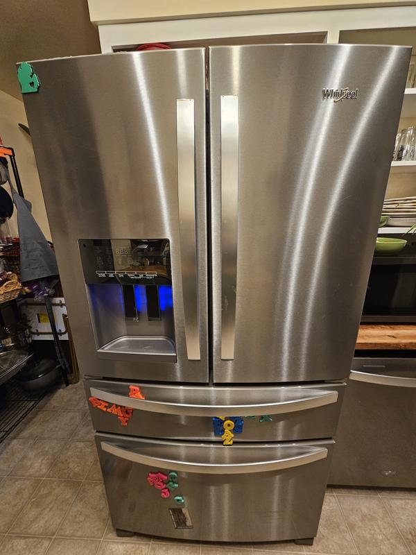 Whirlpool Standard-Depth 24.5-cu ft 4 -Door 36-in Wide with Ice Maker ...