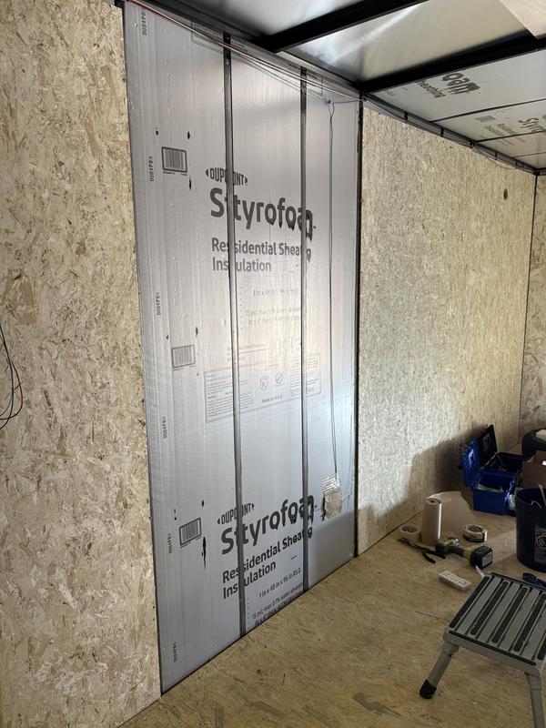 STYROFOAM Residential Sheathing R- 5 , 1-in x 4-ft x 8-ft Faced ...