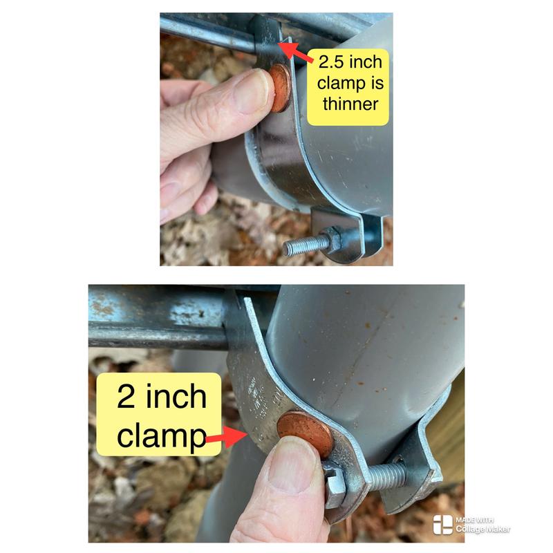 Adamax 2-1/2-in Universal Strut Pipe Strap PC212 at Lowes.com