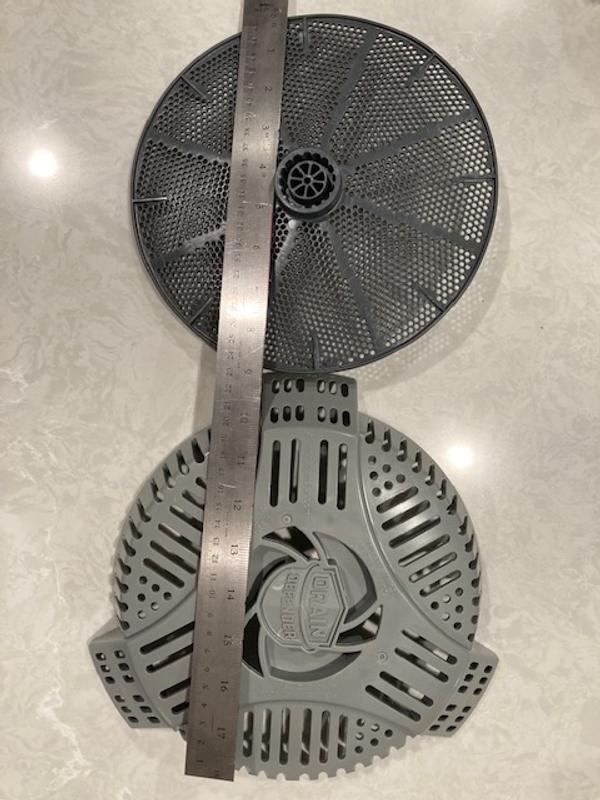 Drain Defender 12-in L x 12-in W x 12-in dia 2-in high drain defense ...