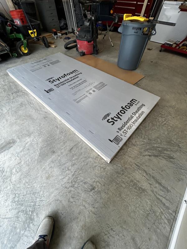 STYROFOAM Residential Sheathing R- 3.9 , 0.78-in x 4-ft x 8-ft Faced ...