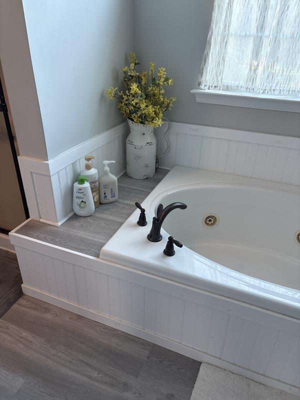 ECHON 5/16-in x 7-5/16-in x 8-ft Reversible Unfinished White PVC ...