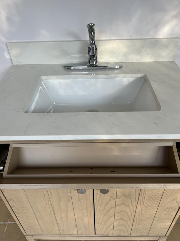 Origin 21 Jovie 30-in Light Birch Undermount Single Sink Bathroom ...