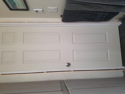 RELIABILT 28-in x 80-in Primed Hollow Core 6-panel Left Hand Molded ...
