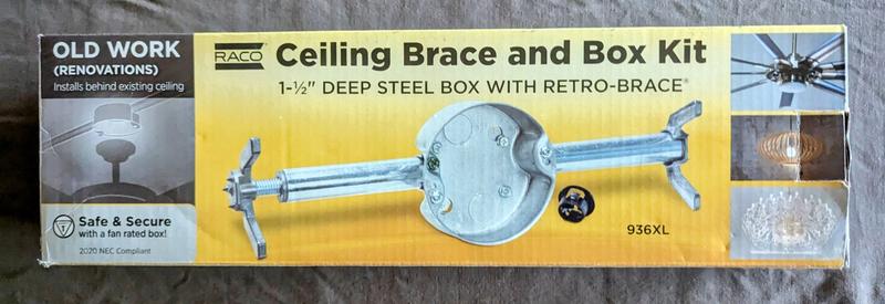 Shop Hubbell RACO Old Work Ceiling Box or Fan Braces LC at Lowes.com