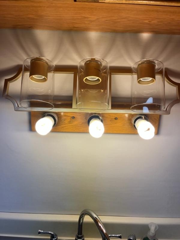 Progress Lighting Teigen 23.5-in 3 -Light Gold Traditional Vanity light ...