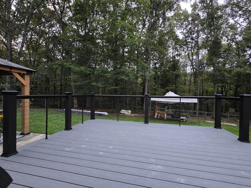 TimberTech Classic Composite 8-ft x 36-in Matte Black Composite Deck ...