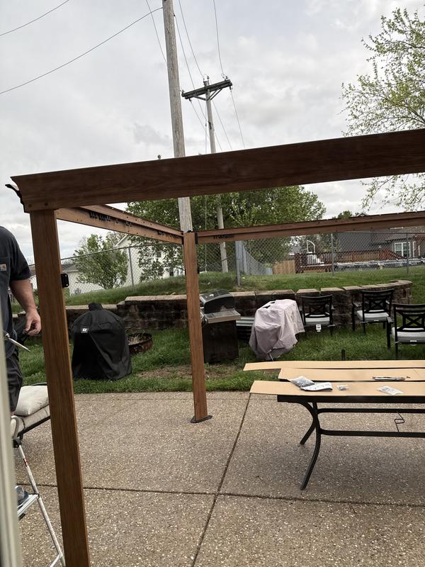PURPLE LEAF 12-ft x 20-ft Hardtop Gazebo Wood Gazebo with Hardtop Roof ...