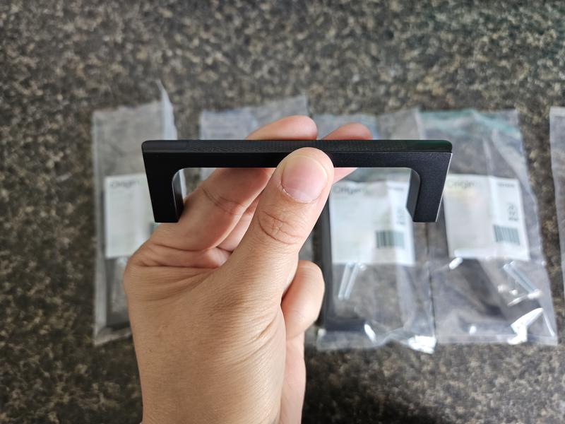 Origin 21 Bryna 5-1/16-in (128mm) Center to Center Satin Nickel Rectangular Bar Drawer Pull (6 ...