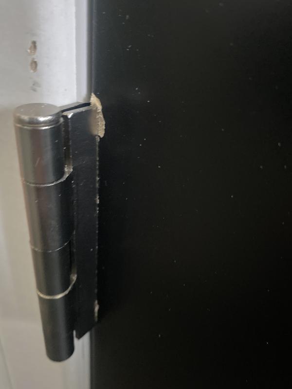 RELIABILT 36-in x 80-in Blue Heron Solid core 5-panel Frosted glass ...