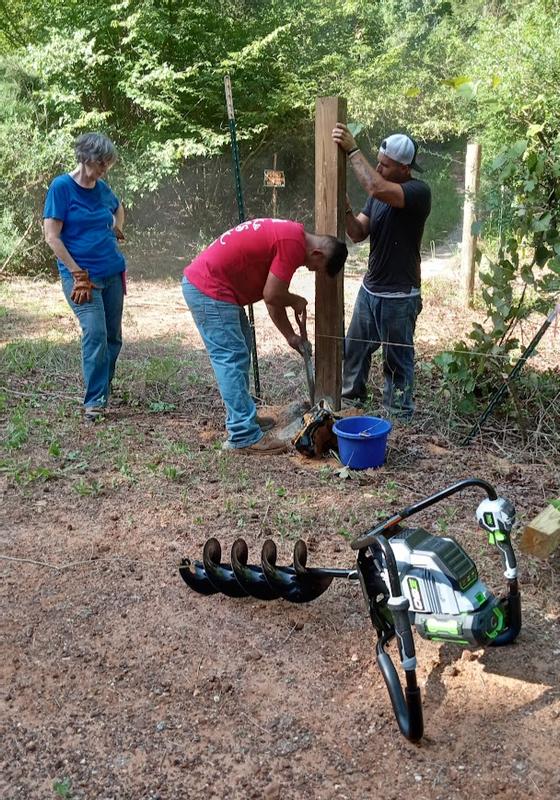 EGO 1-man POWER+ Earth Auger Powerhead with 8-in Bit(s) Included ...