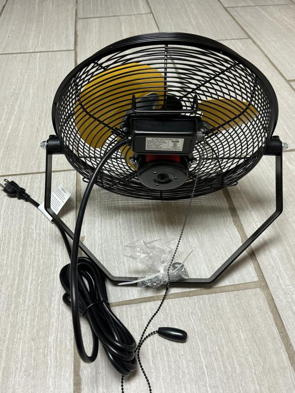 EdenDirect 12-in Indoor Yellow Wall Mounted Fan in the Wall Mounted ...