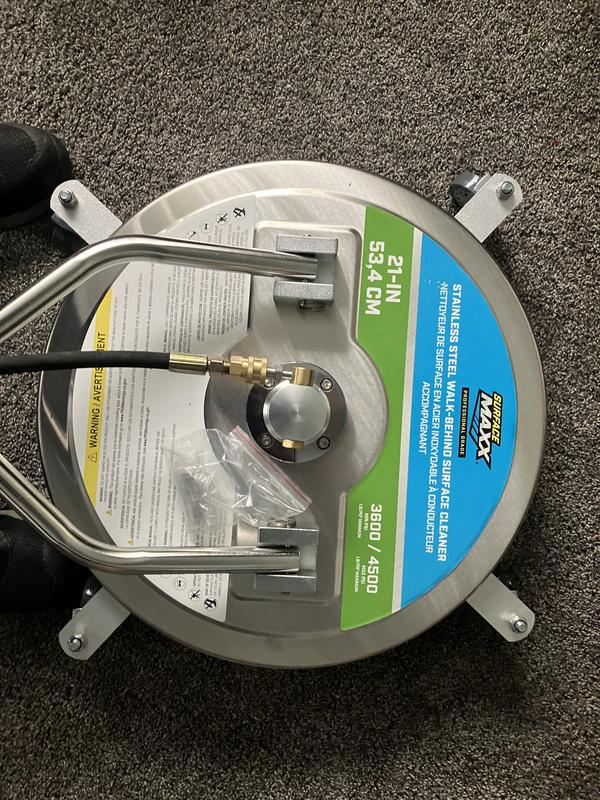 SurfaceMaxx Walk-Behind 21-in up to 4500-PSI Rotating surface cleaner ...